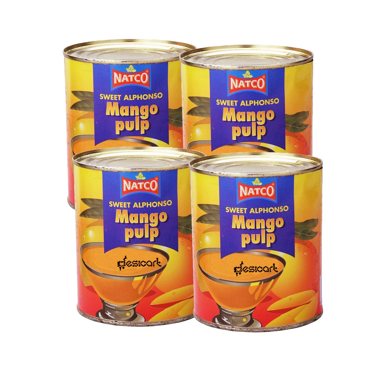 NATCO SWEET MANGO PULP ALPHONSO (PACK OF 4) 850G