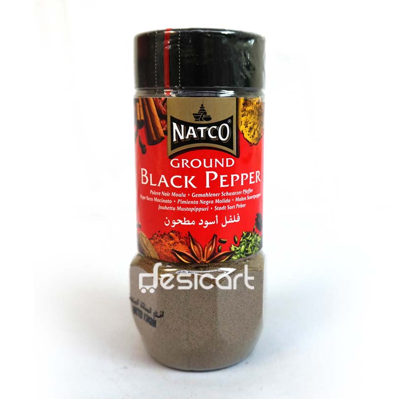 Shop Natco Black Pepper Ground Jar 100G online -UK | Desicart