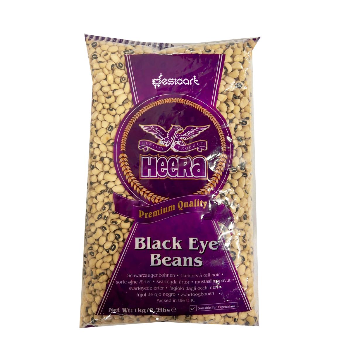 HEERA BLACK EYE BEANS 1KG