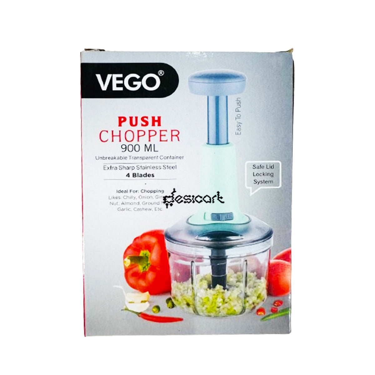 VEGO PUSH CHOPPER 900ML