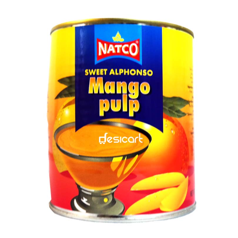 Buy Sweet Natco Mango Pulp Alphonso 450G online -UK | Desicart