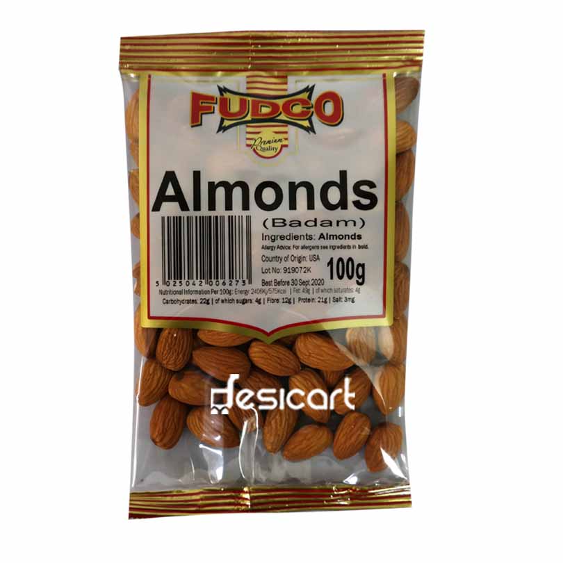 Buy Fudco Almonds Supreme 100G online -UK | Desicart