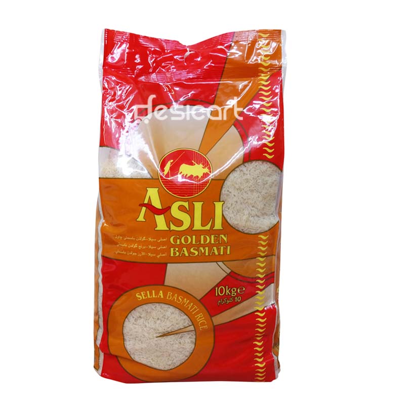 Shop Asli Golden Sella Basmati 10Kg online -UK | Desicart