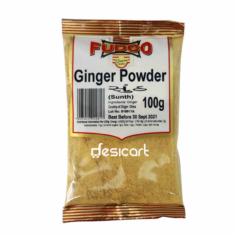 Shop Fudco Ginger Powder 100G online -UK | Desicart