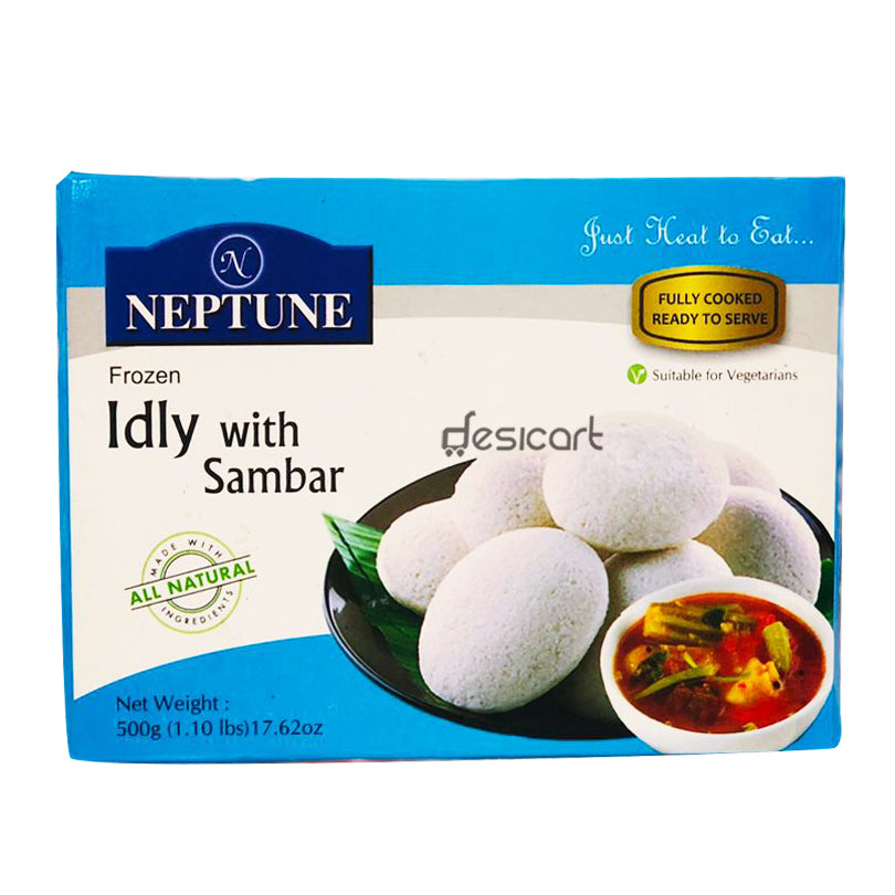 NEPTUNE FROZEN IDLY WITH SAMBAR 500G