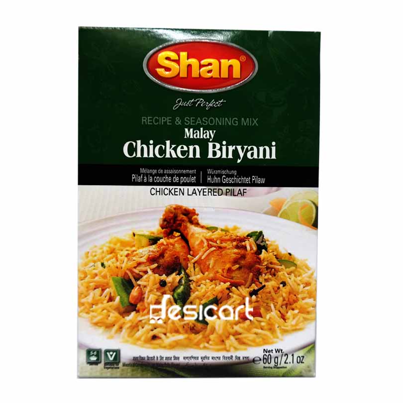 Shop Shan Chicken Biriyani Mix 60G online -UK | Desicart