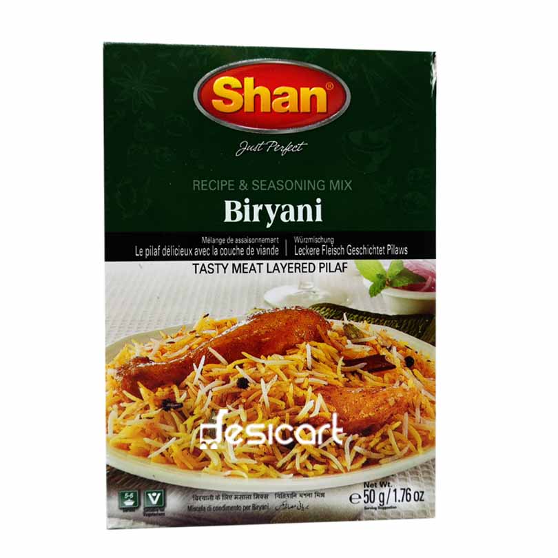 Shop Shan Mix Biriyani Masala 50G online -UK | Desicart