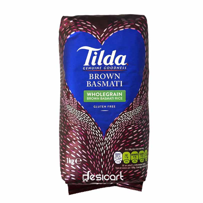 Shop Tilda Brown Basmati Rice 1Kg online -UK | Desicart