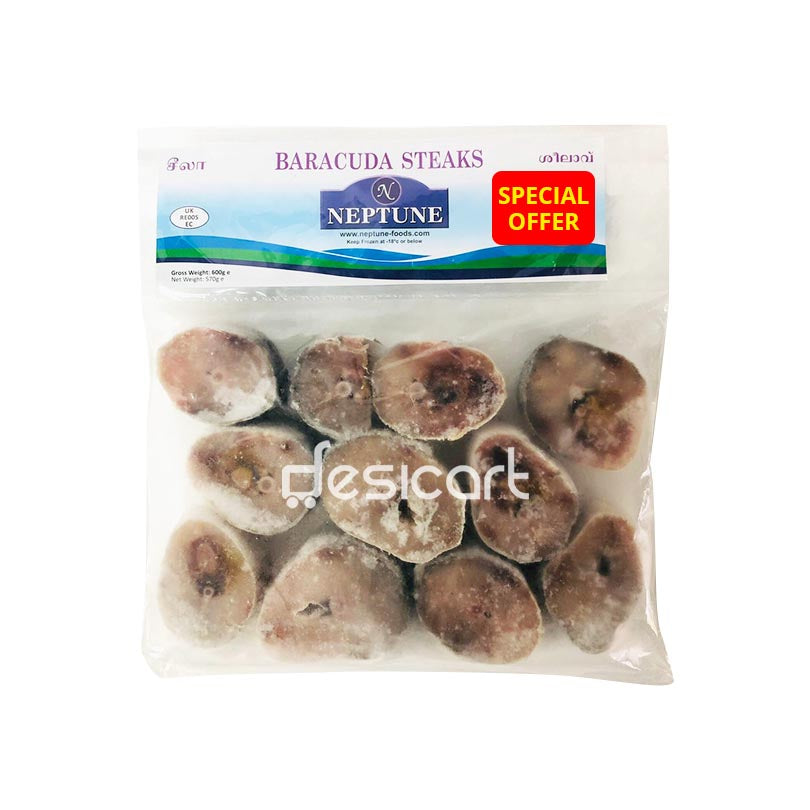 Buy Neptune Baracuda Steaks 500G online -UK | Desicart