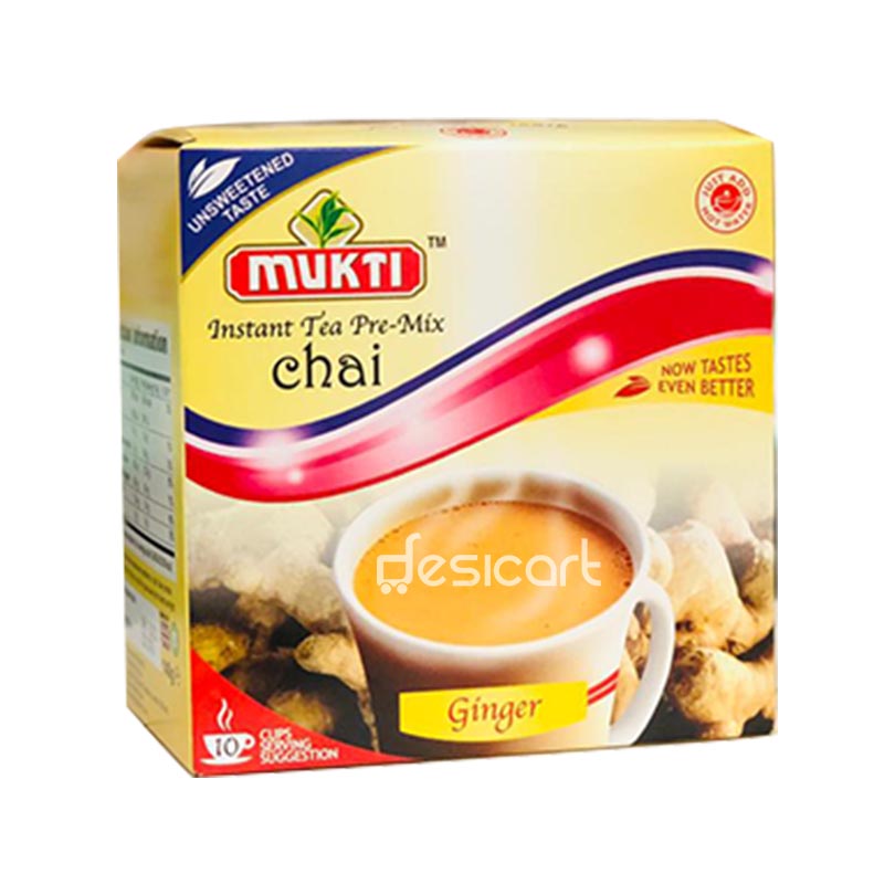 MUKTI GINGER UNSWEETENED TEA 10'S 140G
